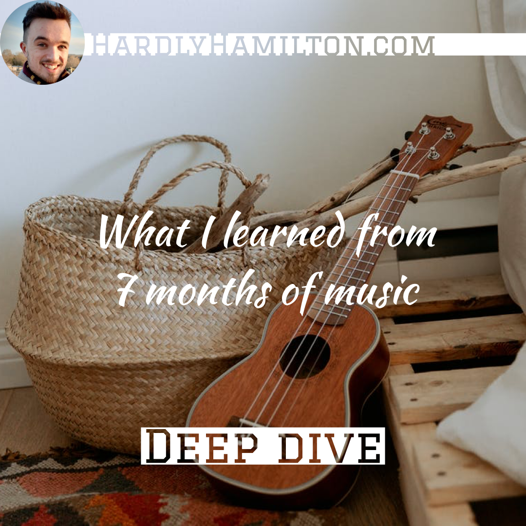 7 months of music – Hardly Hamilton