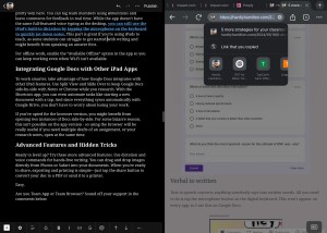 How to Use Google Docs Like a Pro on iPad – Hardly Hamilton