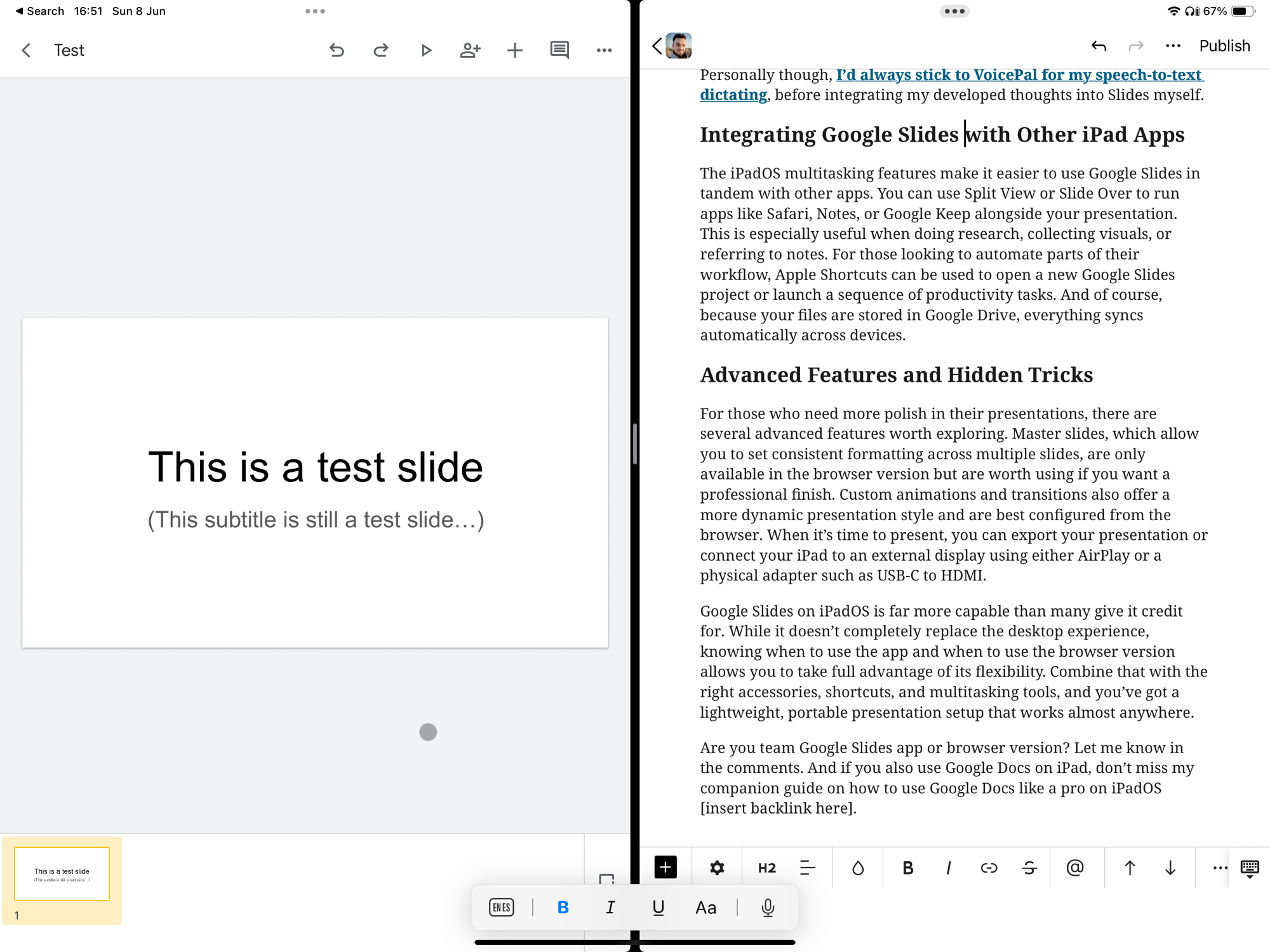How to Use Google Slides Like a Pro on iPad – Hardly Hamilton